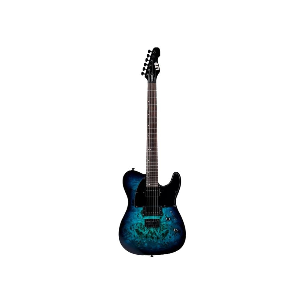 LTD TE-200DX Blue Burst Guitare électrique | 24 frettes, humbucker
