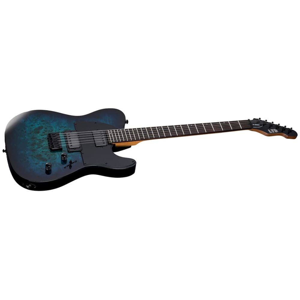 LTD TE-200DX Blue Burst electric guitar | 24 frets, humbucker