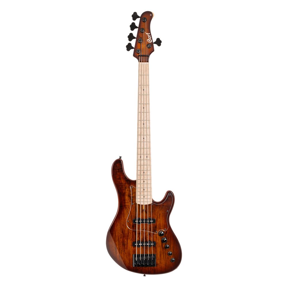 Cort GB Fusion 5-String E-Bass Antique Brown Burst