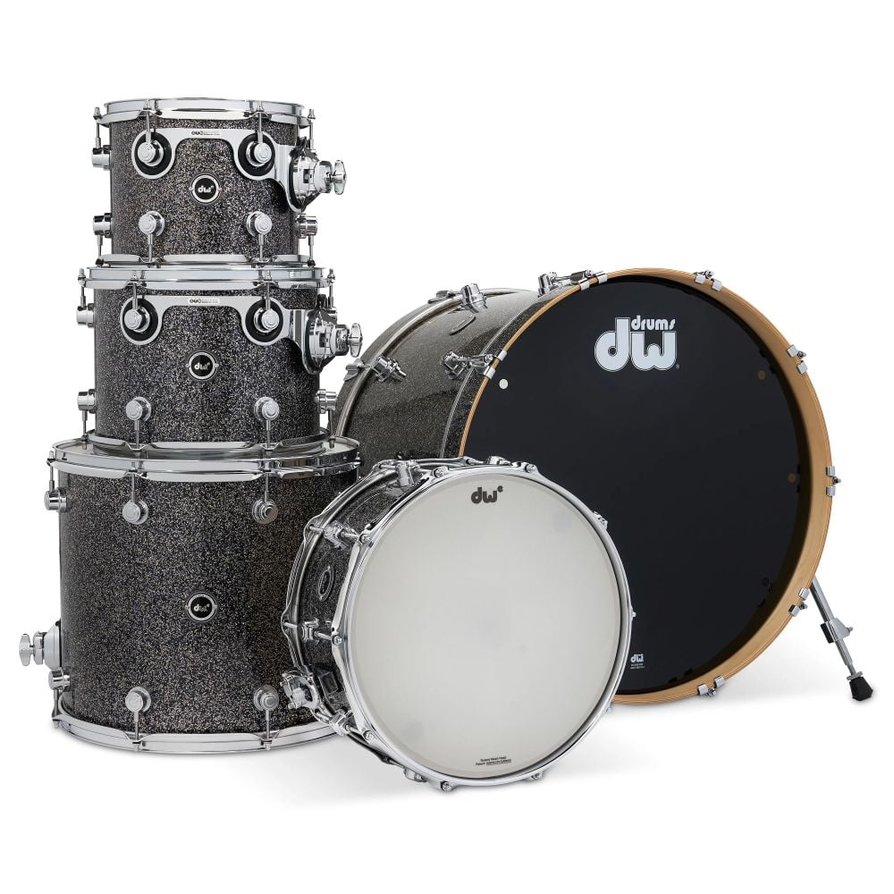 DW DWe Shell Set 5-teilig Black Galaxy Finish