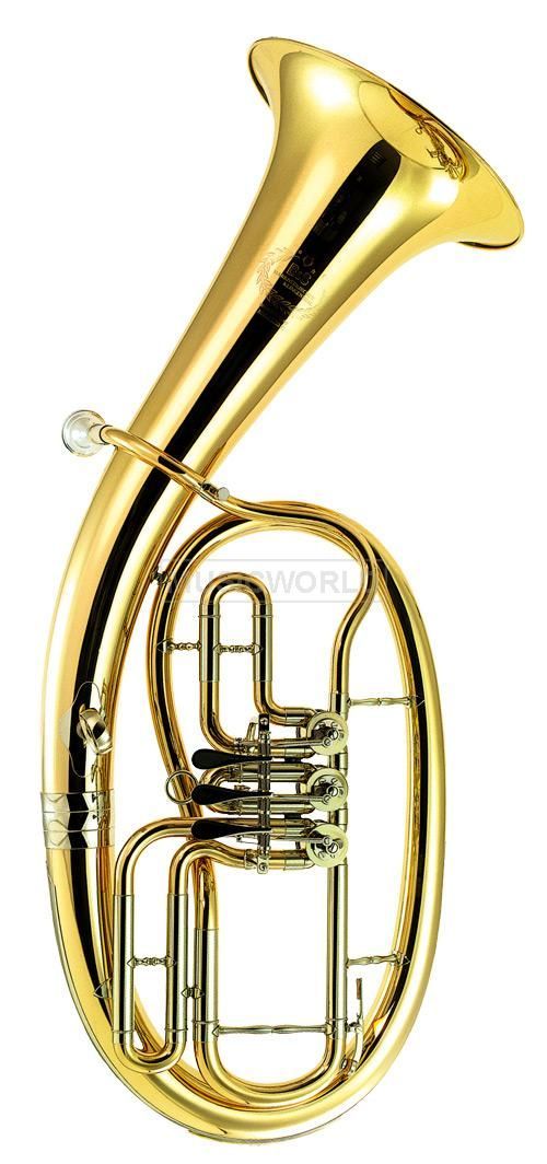 B&S 3032/2 L in B Tenorhorn, Goldmessing lackiert