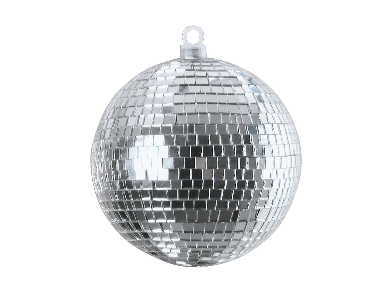 eurolite Mirror ball 10cm – real glass, silver