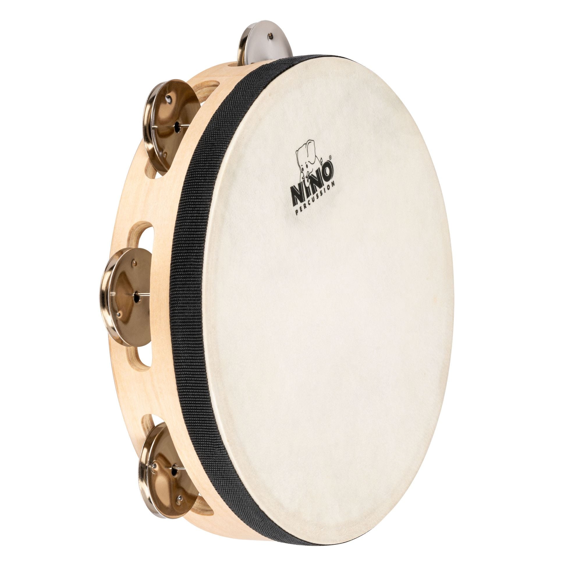 Meinl Nino Tambourine 8'' – Kunfabric head, bright sound