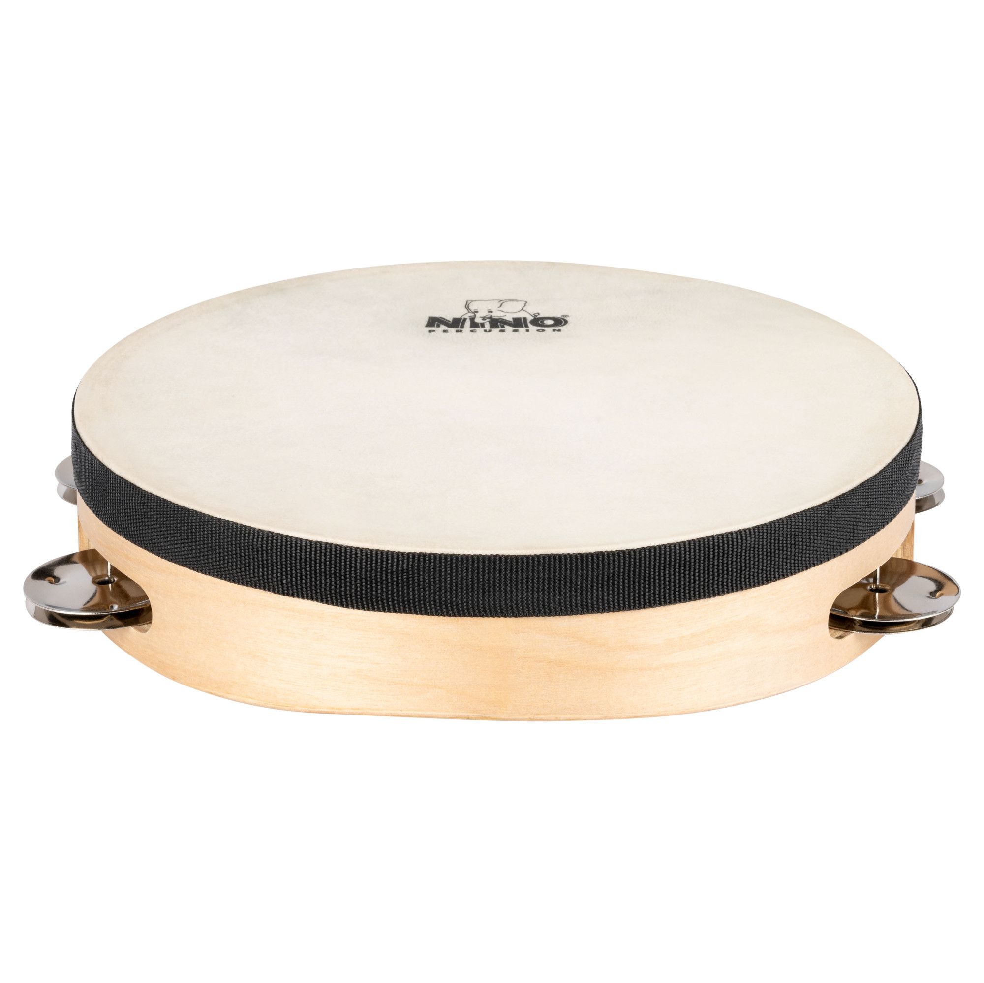 Meinl Nino Tambourine 8'' – Kunfabric head, bright sound