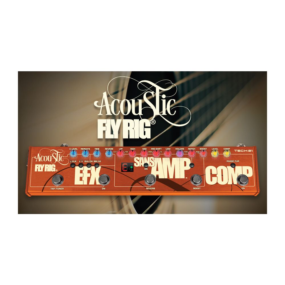 Tech 21 Acoustic Fly Rig | Multieffekt für Akustikgitarre
